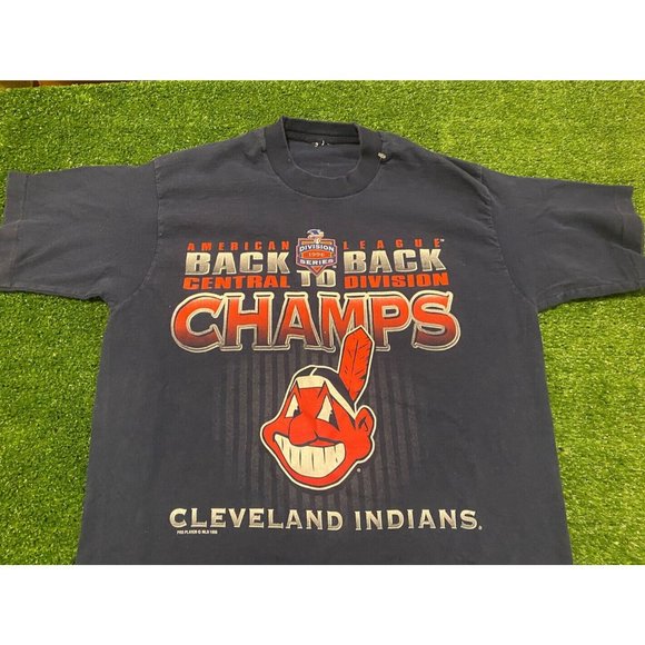 Pro Player | Shirts | Vintage Cleveland Indians Shirt Mens Medium Chief Wahoo Blue Pro Player 9s ...